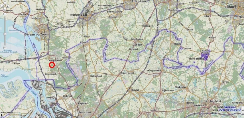 Bosgrond.nl - Dennenlaan, Ossendrecht